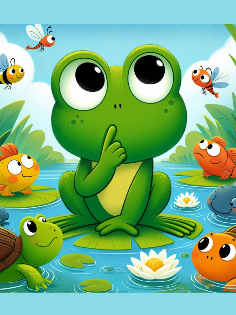 The Clever Frog - Shorty story by Cherry Tales